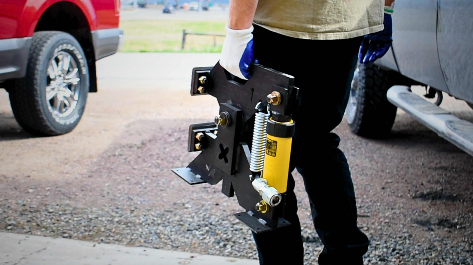 StoneX Splitter | Electric Hydraulic Stone Cutter | 20,000 lbs Force ...